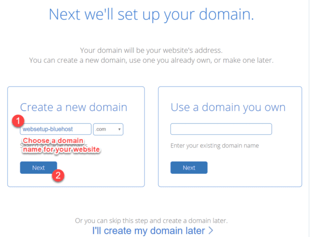 How to create a website in 2020: How to sign up with Bluehost