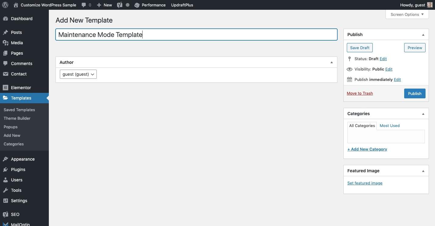 How to Put WordPress Site Into Maintenance Mode | WebsiteSetup