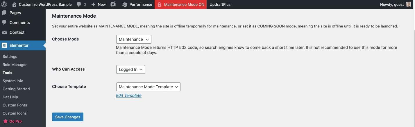 How to Put WordPress Site Into Maintenance Mode | WebsiteSetup