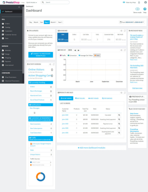 PrestaShop Tutorial for Beginners (Step-by-Step) | WebsiteSetup