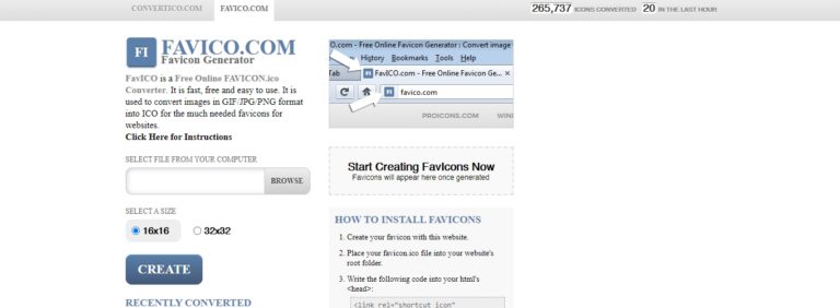 15 Best Free Favicon Generators | WebsiteSetup