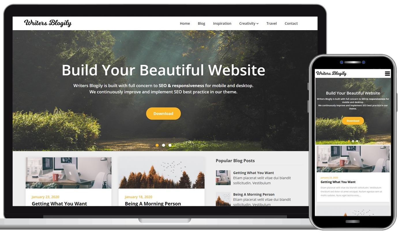 55+ Best Free WordPress Themes for 2021 | websitesetup.org
